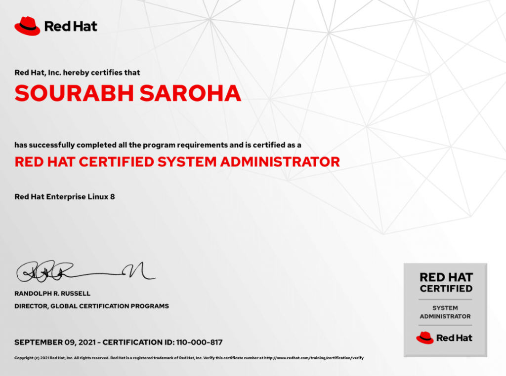 RedHat, AWS, DevOps, OpenShift Online Certification