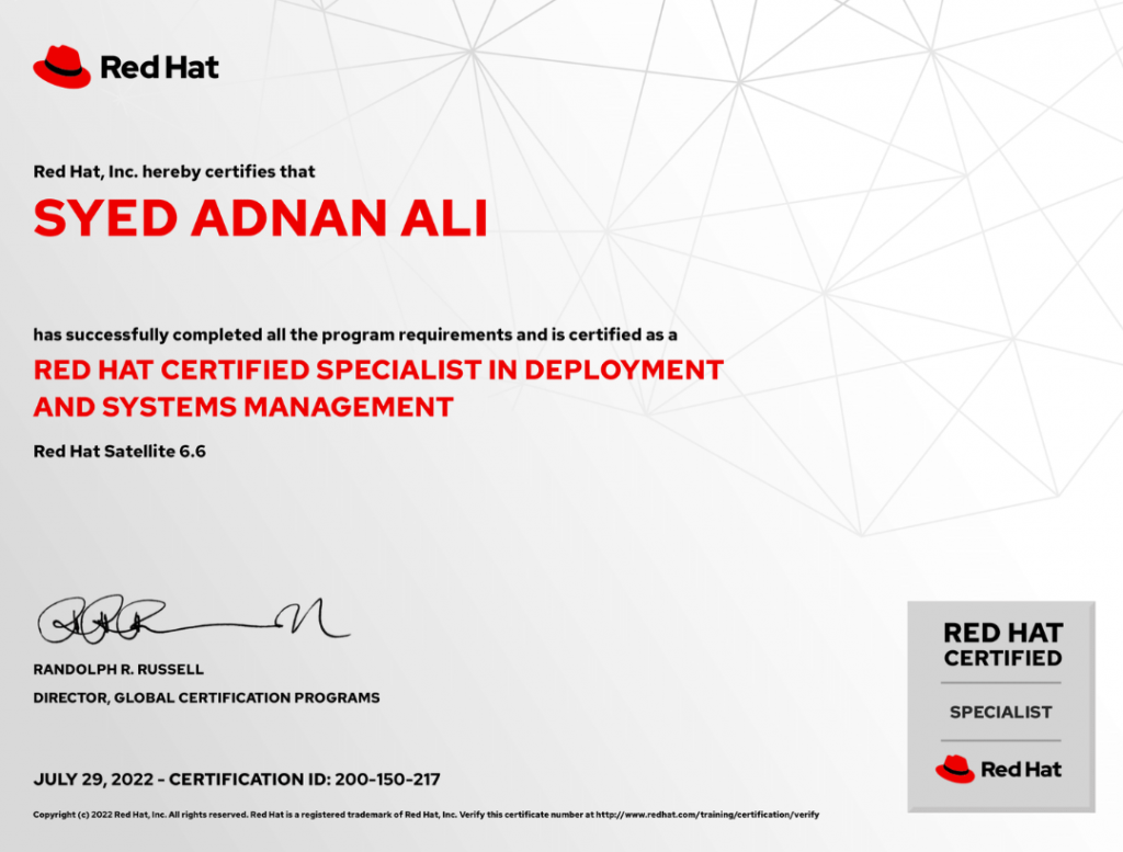 RedHat, AWS, DevOps, OpenShift Online Certification